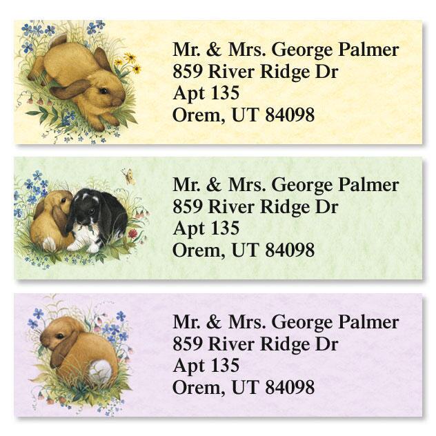 Lovely Bunny Classic Address Labels | Current Catalog