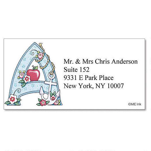 Me Initials Border Label | Current Catalog