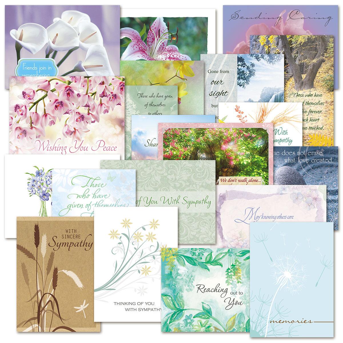 Mega Sympathy Greeting Cards Value Pack | Current Catalog