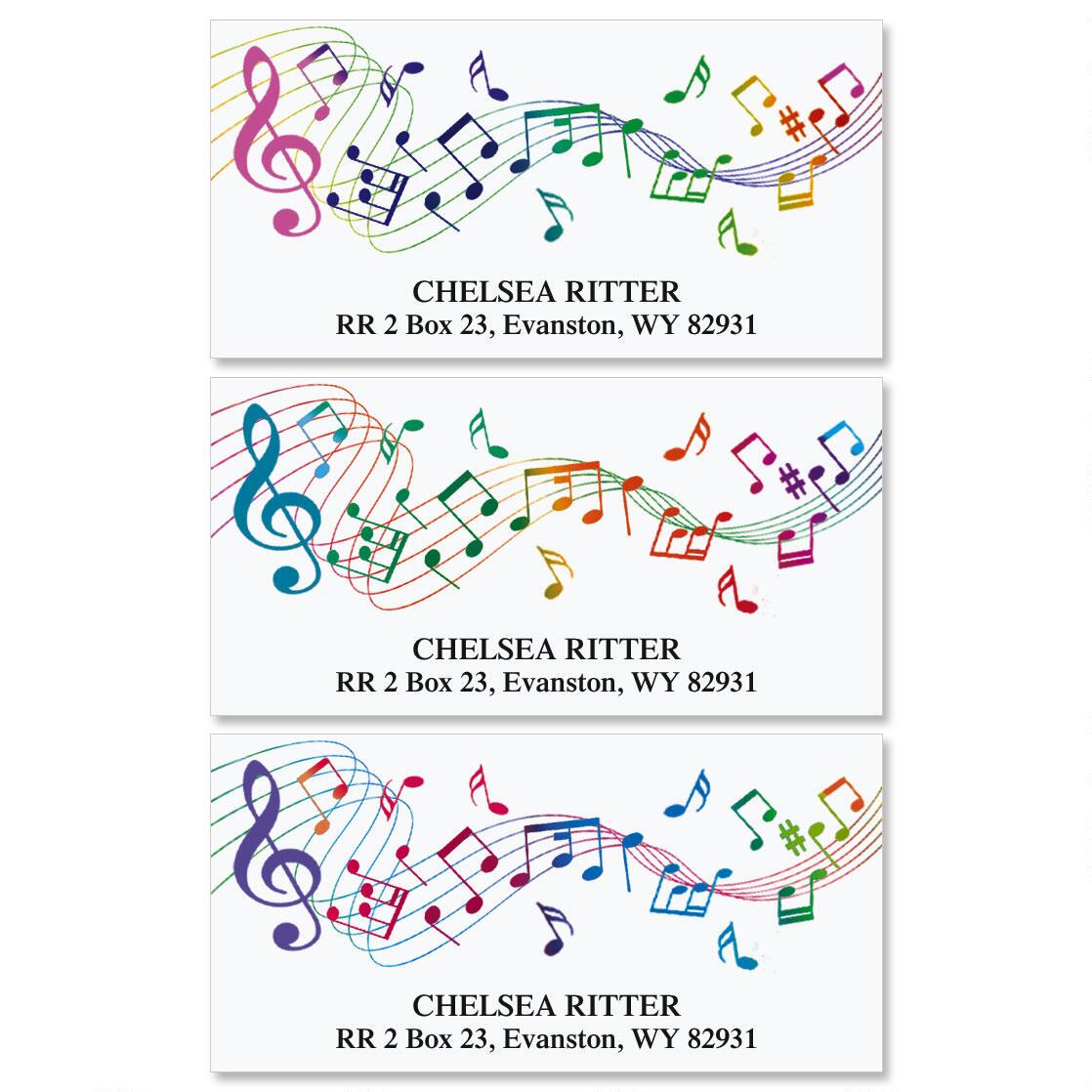 Musical Deluxe Address Labels | Current Catalog