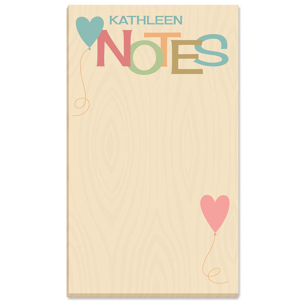 Personalized Natural Notepad | Current Catalog