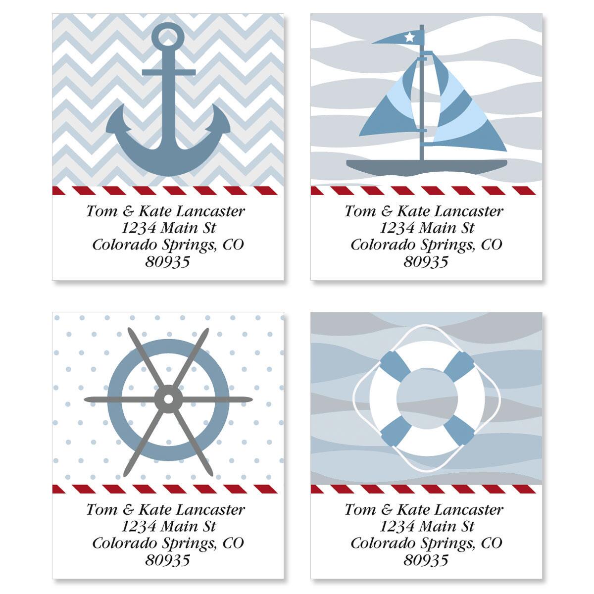Nautical Chic Address Labels | Current Catalog