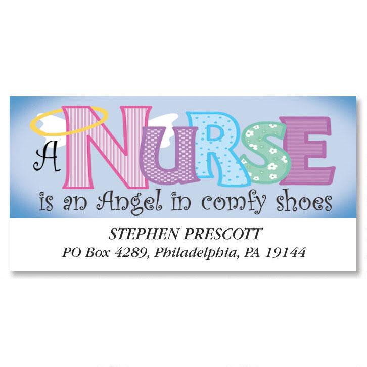 Nurse Angel Address Labels | Current Catalog