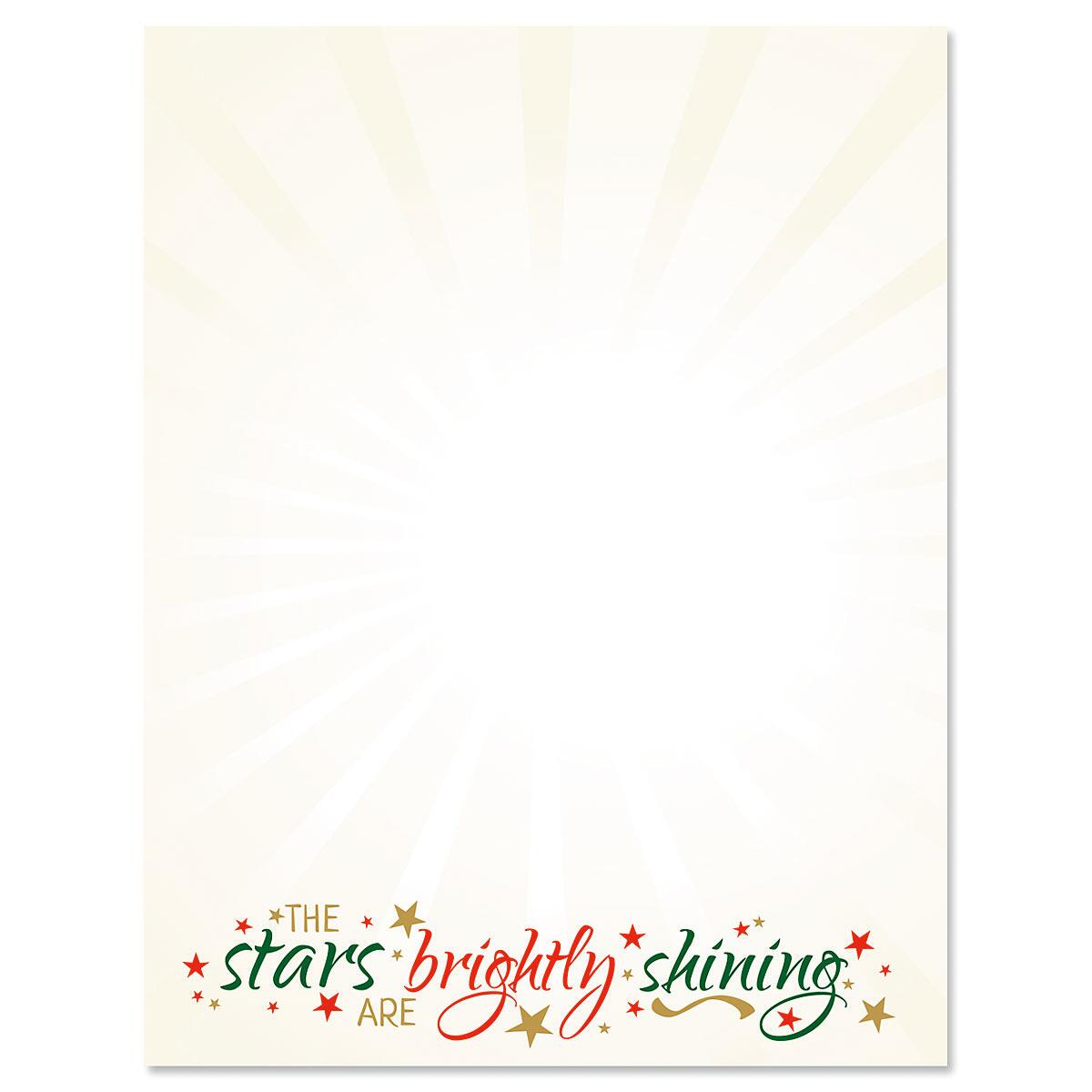O Holy Night Christmas Letter Papers | Current Catalog