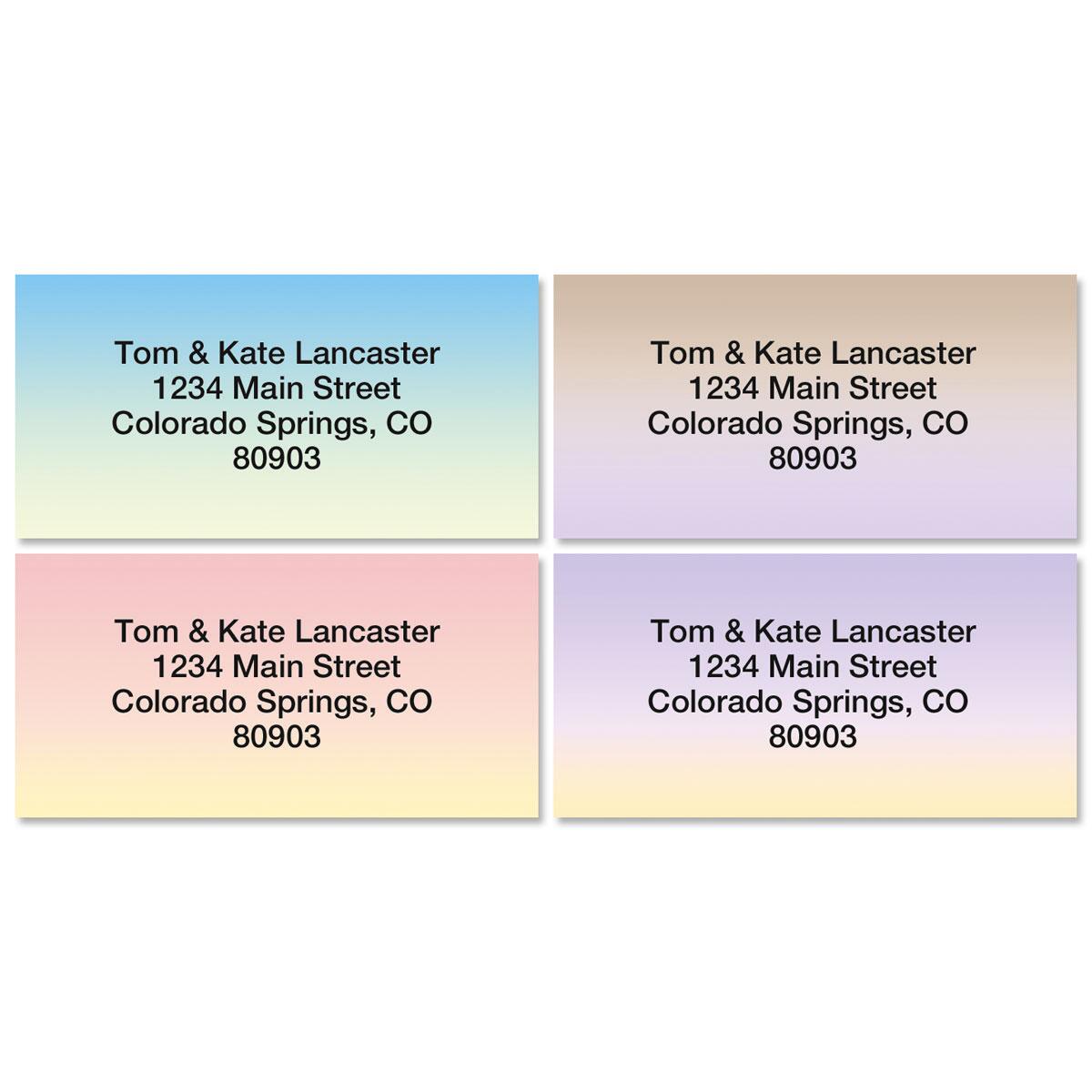 Ombre Border Address Labels | Current Catalog