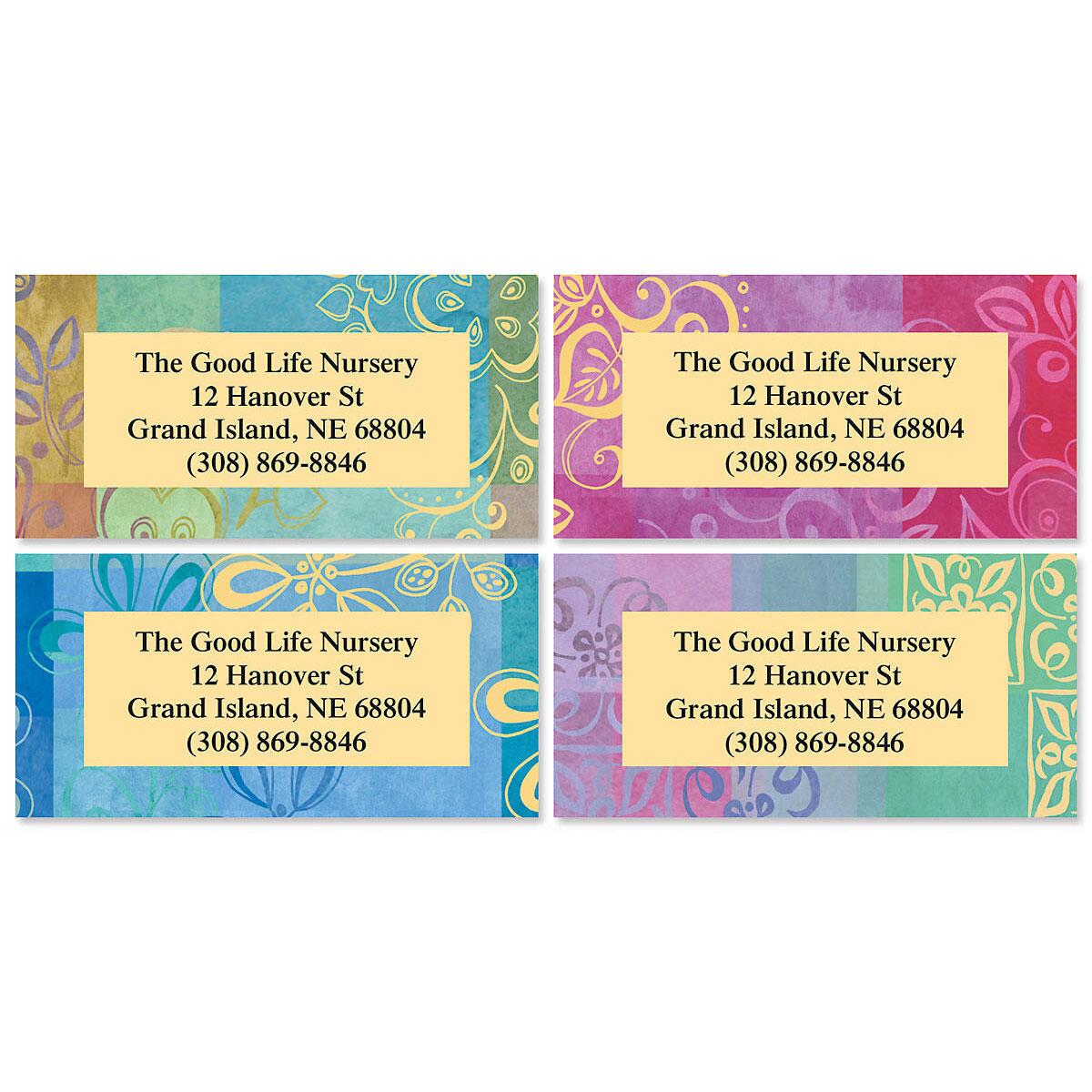 Ornamental Border Address Labels | Current Catalog