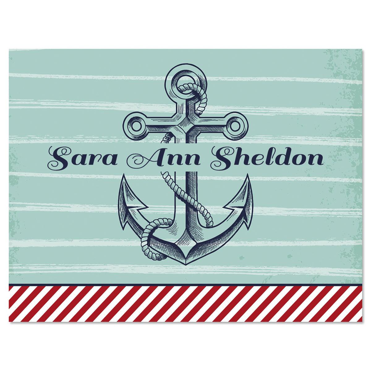 Personalized Nautical Note Cards | Current Catalog