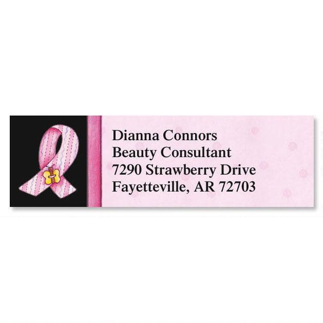 Pink Ribbon Classic Address Labels | Current Catalog
