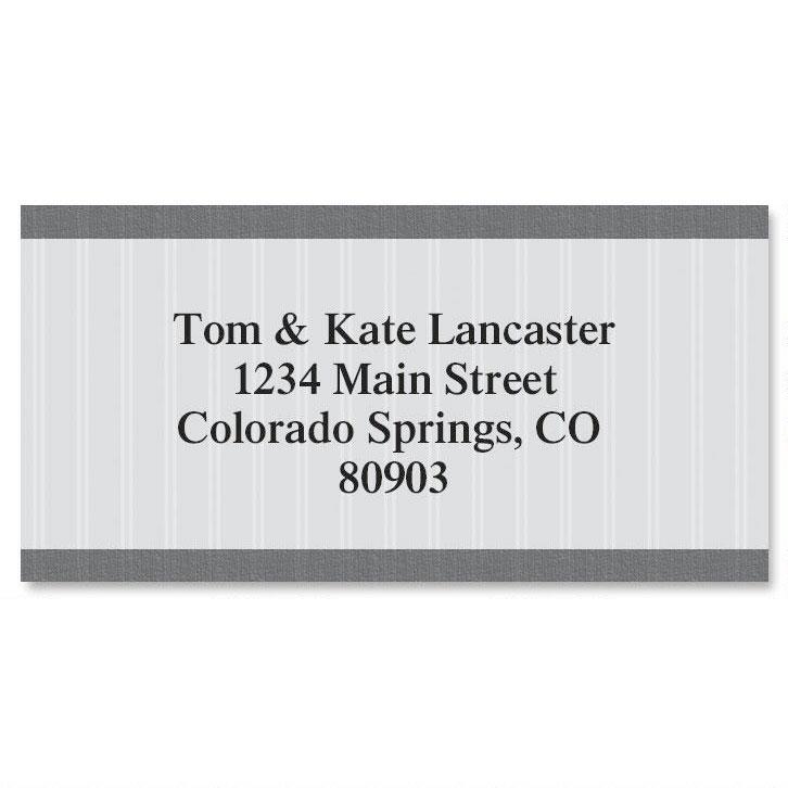 Pinstripe Border Address Labels | Current Catalog
