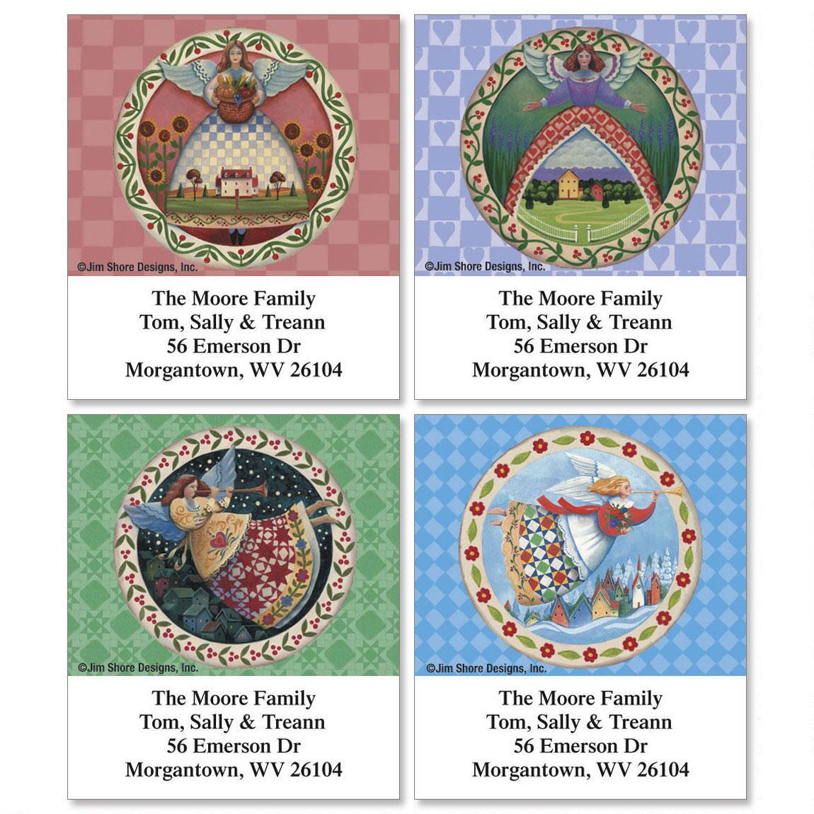 Seasonal Angels by Jim Shore Select Address Labels | Current Catalog