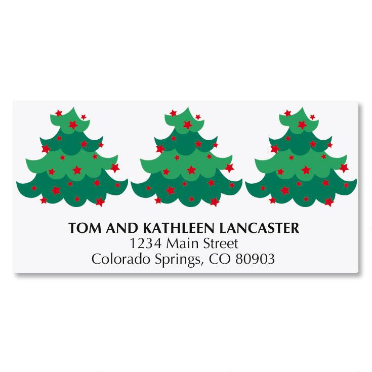 Sparkle Tree Deluxe Address Labels | Current Catalog