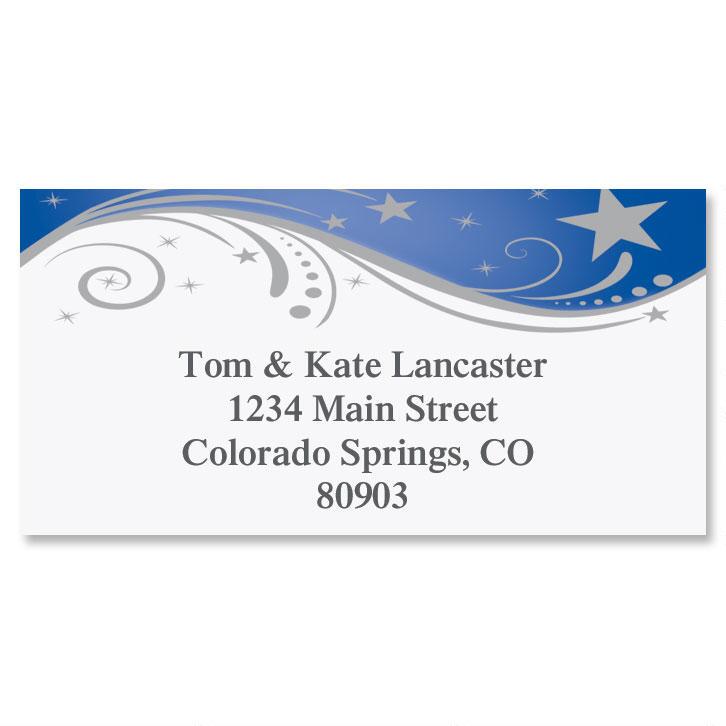 Splendid Star Border Address Labels | Current Catalog
