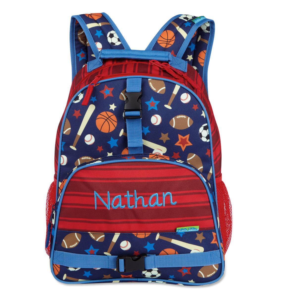 Sports Personalized Backpack by Stephen Joseph® | Current Catalog