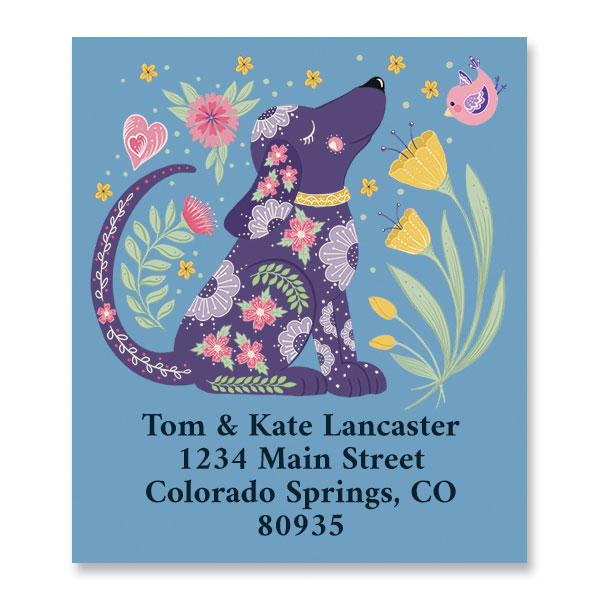 Daydreaming Pup Select Address Labels | Current Catalog