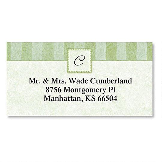 Tailored Elegance Border Address Labels | Current Catalog
