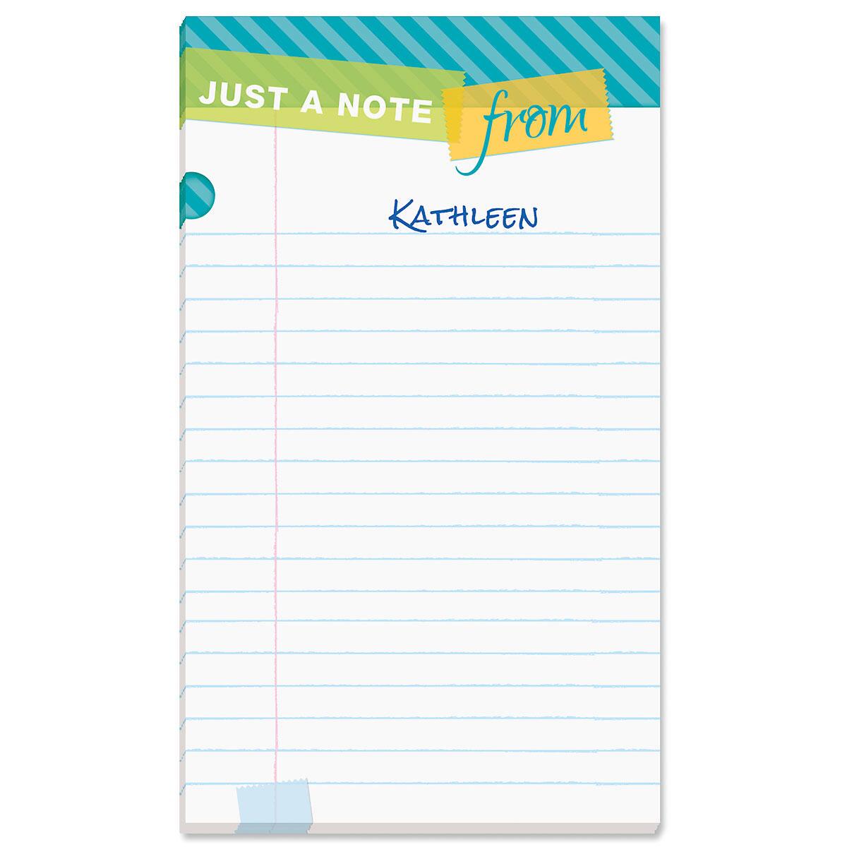 Tape a Note Personalized Notepads | Current Catalog