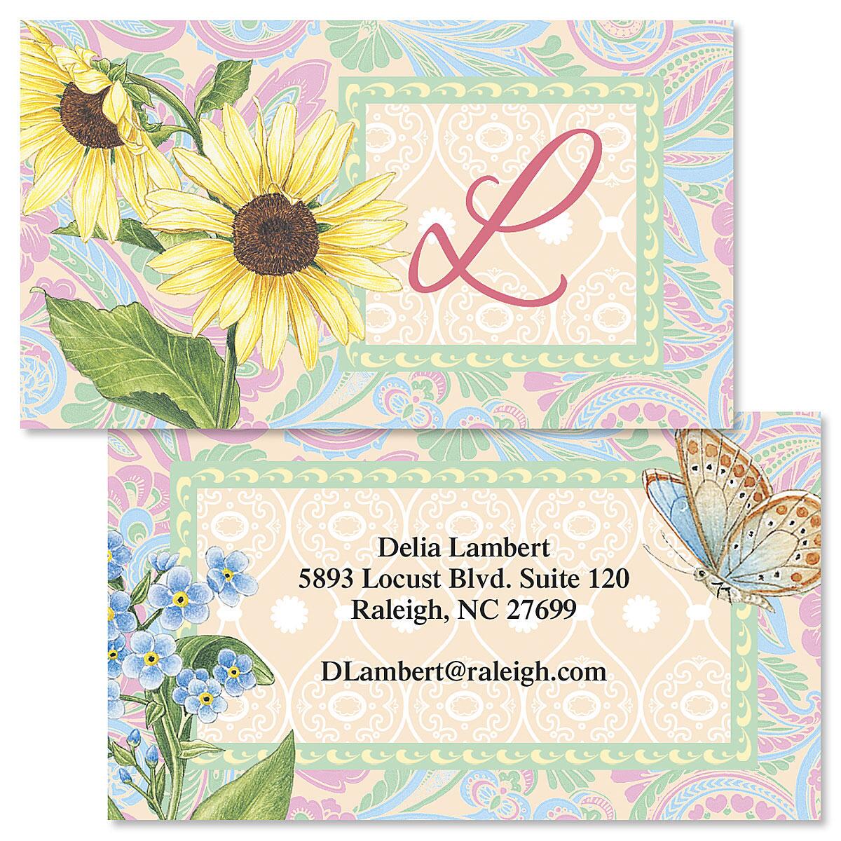 Tapestry Designer Double-Sided Business Cards | Current Catalog