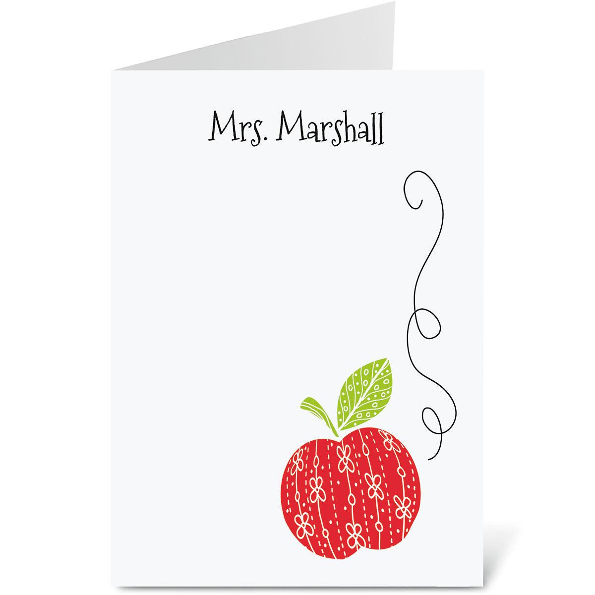 Teacher Personalized Note Cards | Current Catalog