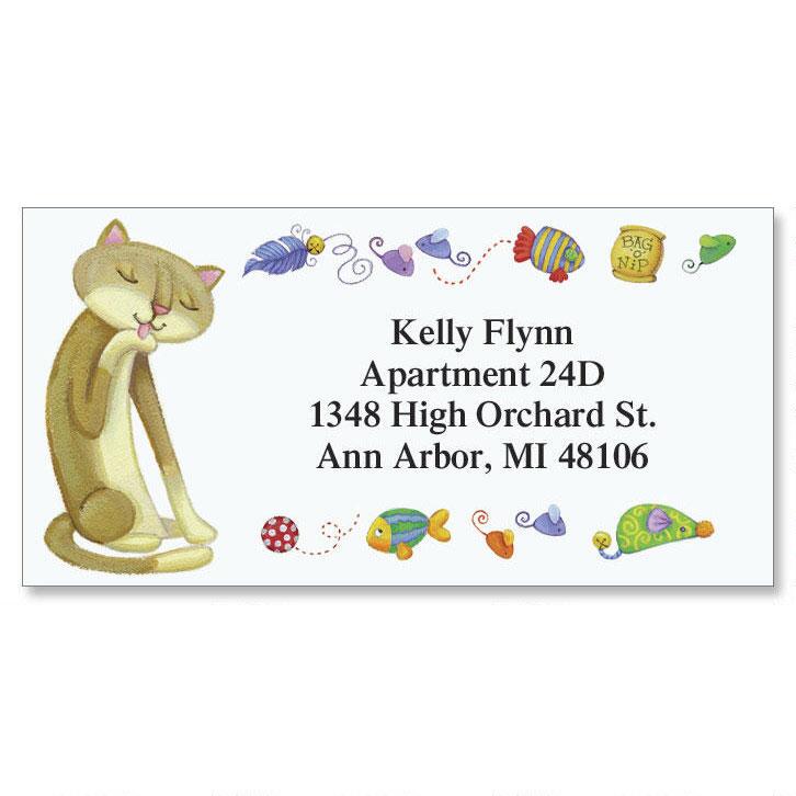 The Cat's Meow Border Address Labels | Current Catalog