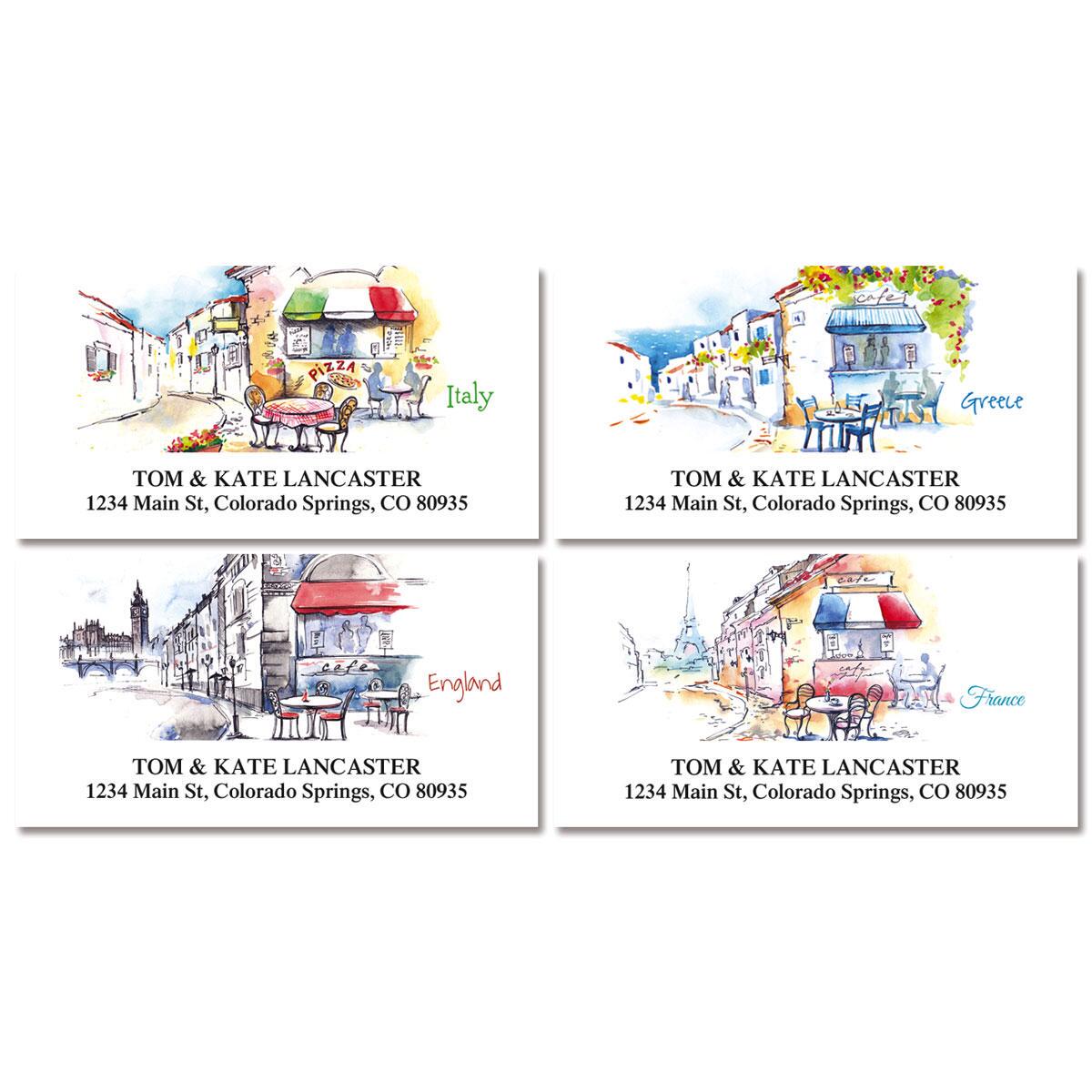 Tranquil Europe Address Labels | Current Catalog