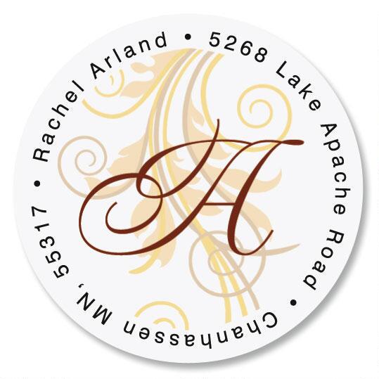 Tred Lightly Round Address Label | Current Catalog