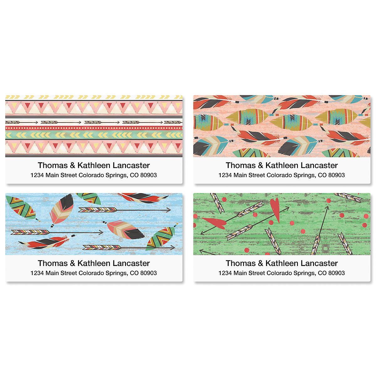 Urban Tribal Deluxe Address Labels | Current Catalog