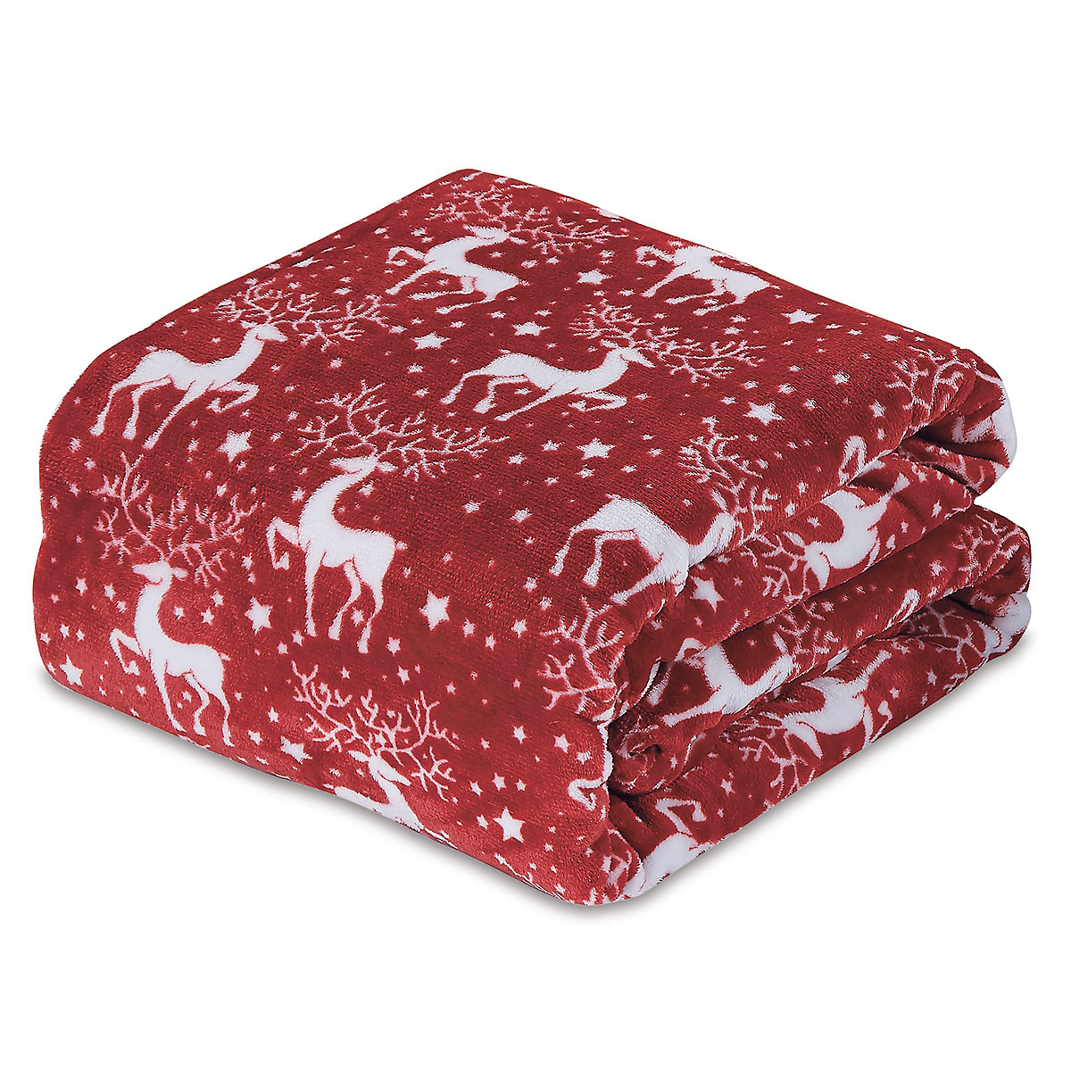 Reindeer Velvet Touch Throw | Current Catalog