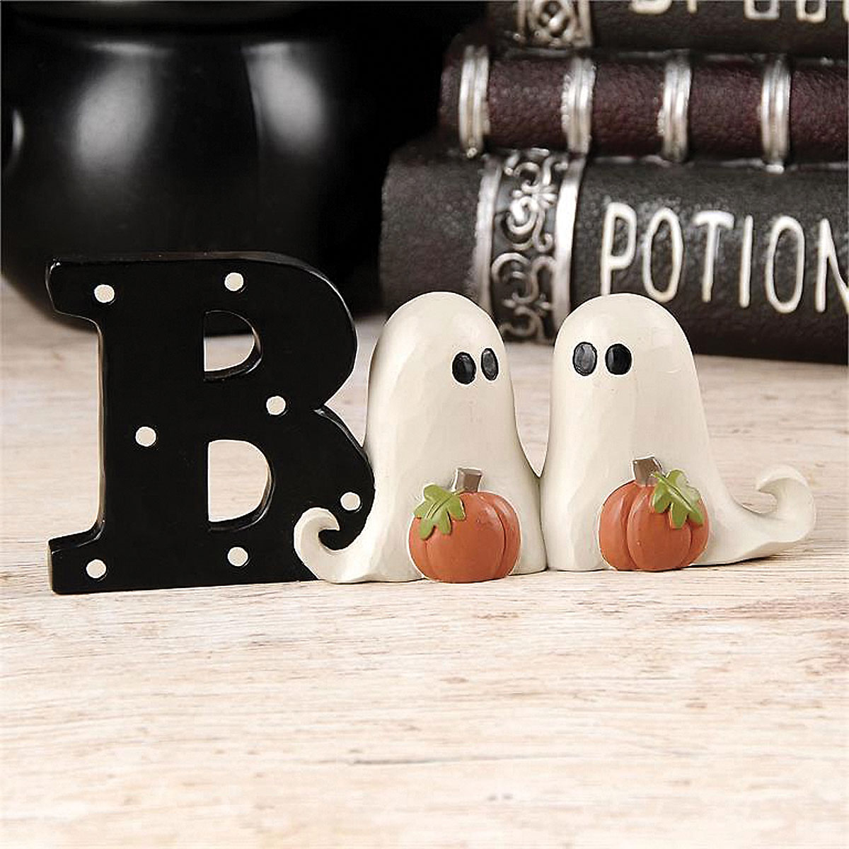 BOO With Ghosts Figurine | Current Catalog