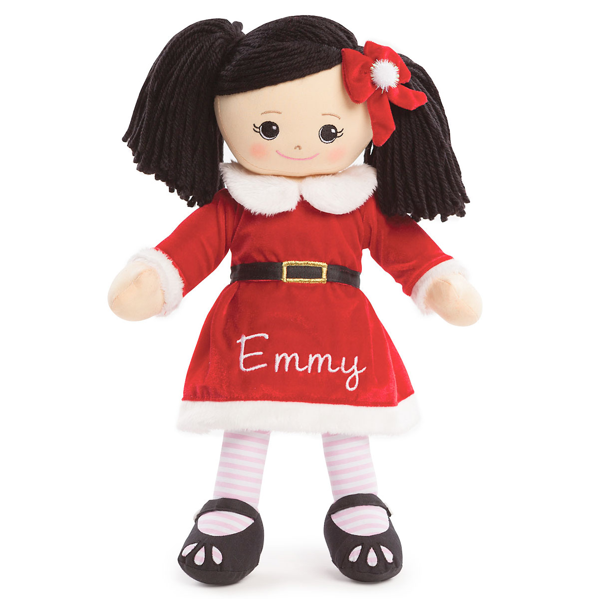 Asian Rag Doll in Santa Dress | Current Catalog