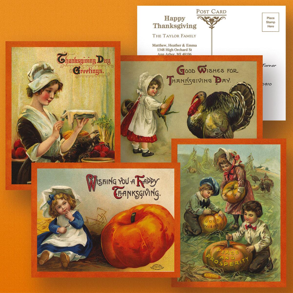 Victorian Thanksgiving Postcard | Current Catalog
