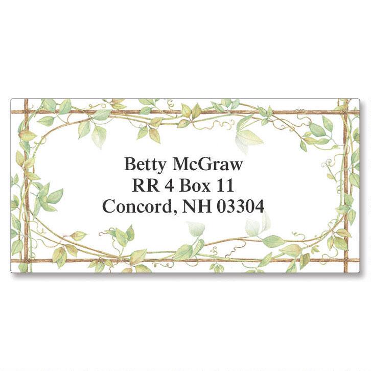 Vine Border Address Labels | Current Catalog