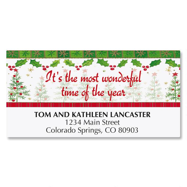 Whimsy Trees Deluxe Address Labels | Current Catalog