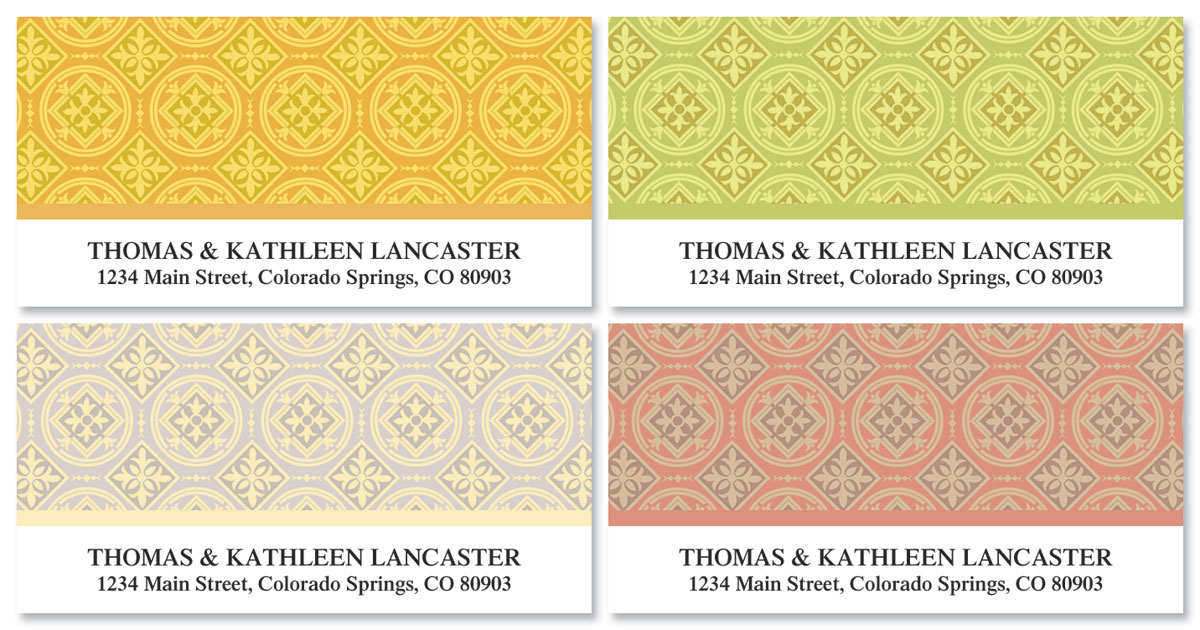 Italian Tile Deluxe Address Labels | Current Catalog