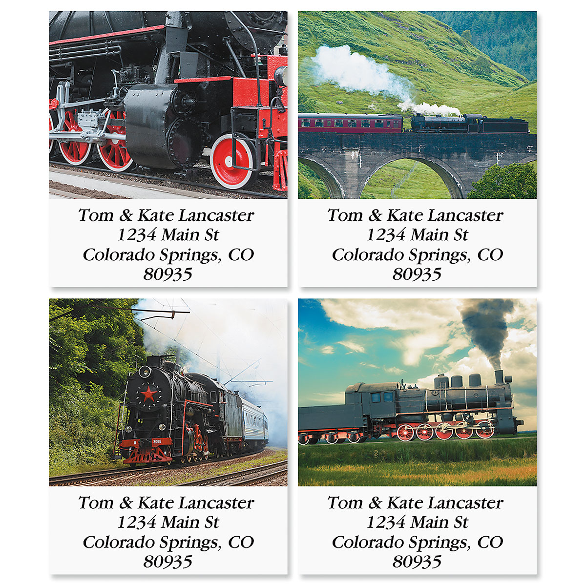 Trains Select Address Labels | Current Catalog