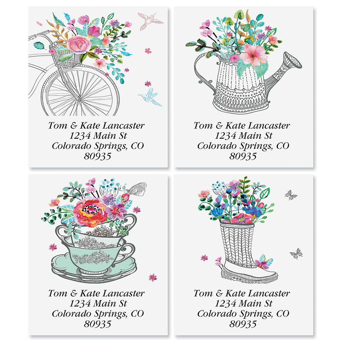 Prismatic Select Address Labels (6 Designs) y2247 | Current Catalog