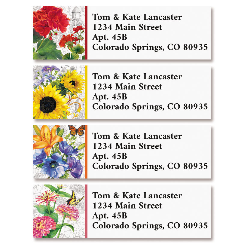 Vintage Botanicals Classic Address Labels | Current Catalog