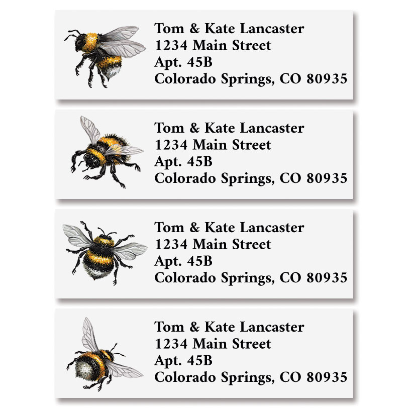 Bees Classic Address Labels (4 Designs) | Current Catalog