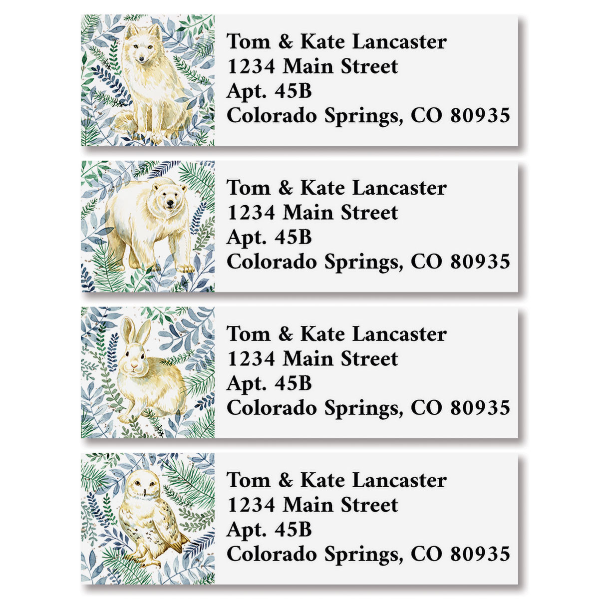 Arctic Animals Classic Address Labels (4 Designs) | Current Catalog