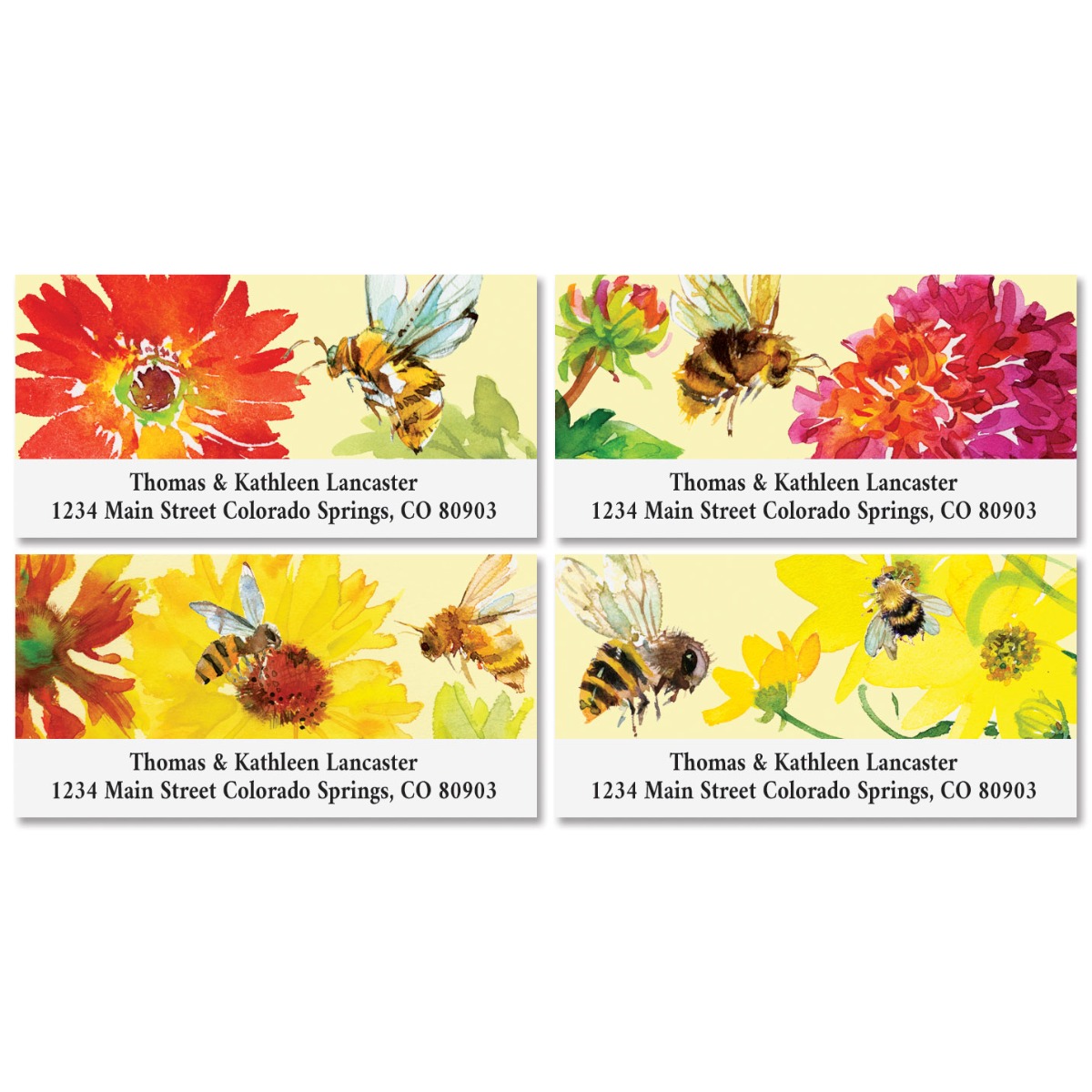 Busy Bee Deluxe Address Labels (4 Designs) | Current Catalog