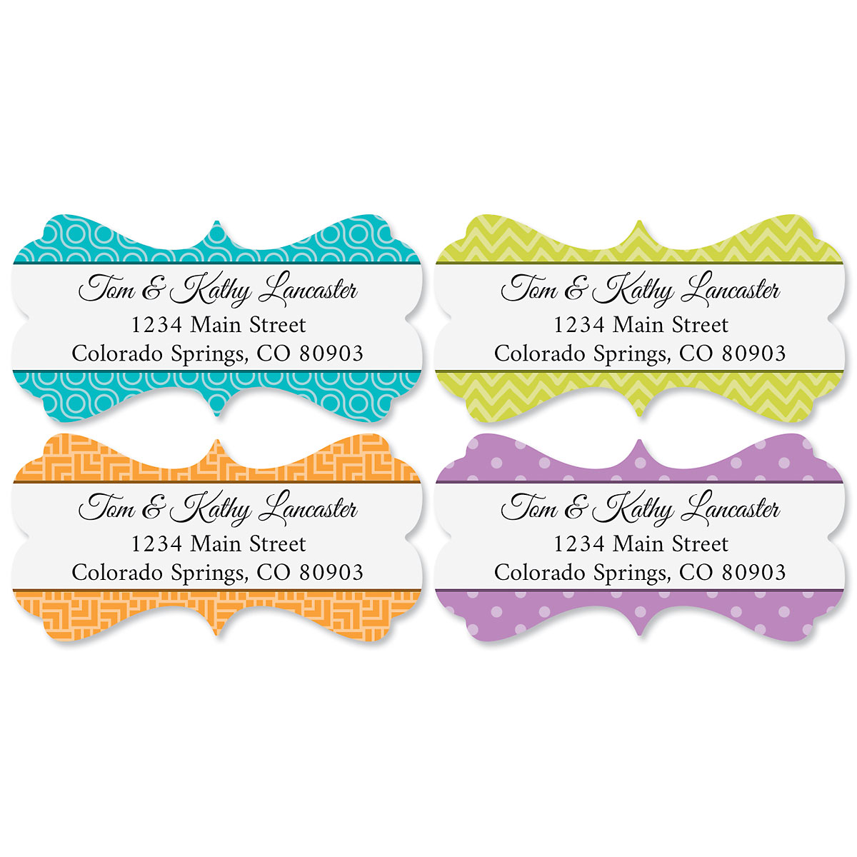 Everyday Diecut Address Labels (4 Designs) | Current Catalog