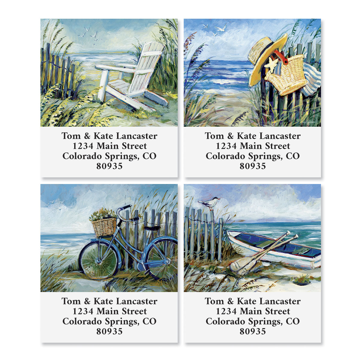 Ocean Scenes Select Address Labels (4 Designs) | Current Catalog