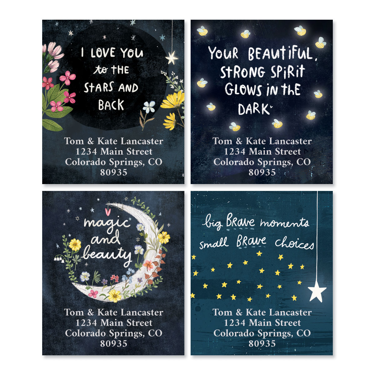 Celestial Select Address Labels (4 Designs) | Current Catalog