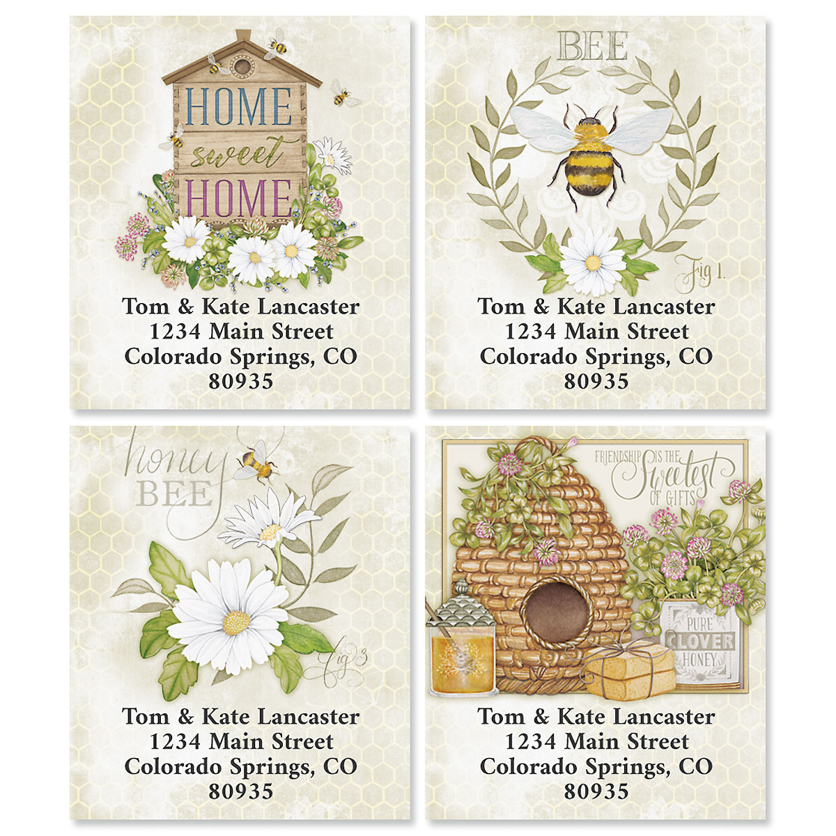 Art of Beekeeping Select Address Labels (4 Designs) | Current Catalog