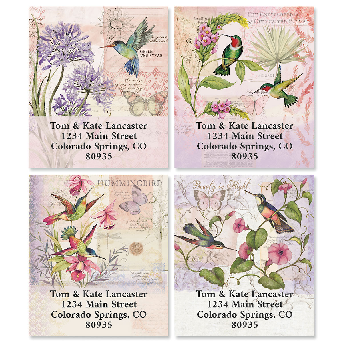Hummingbirds Select Address Labels (4 Designs) Y3007 | Current Catalog