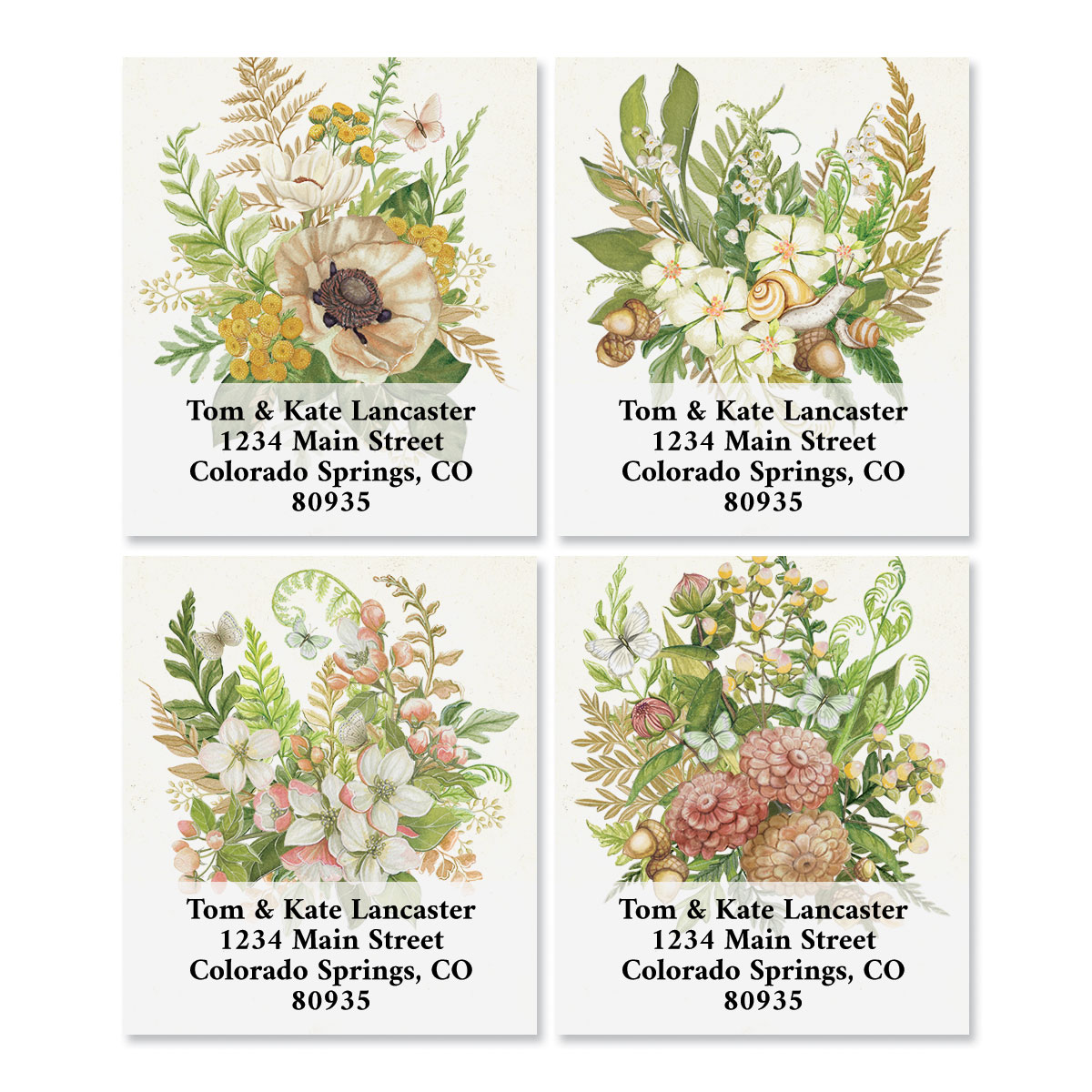 Cottage Ferns Select Address Labels (4 Designs) | Current Catalog