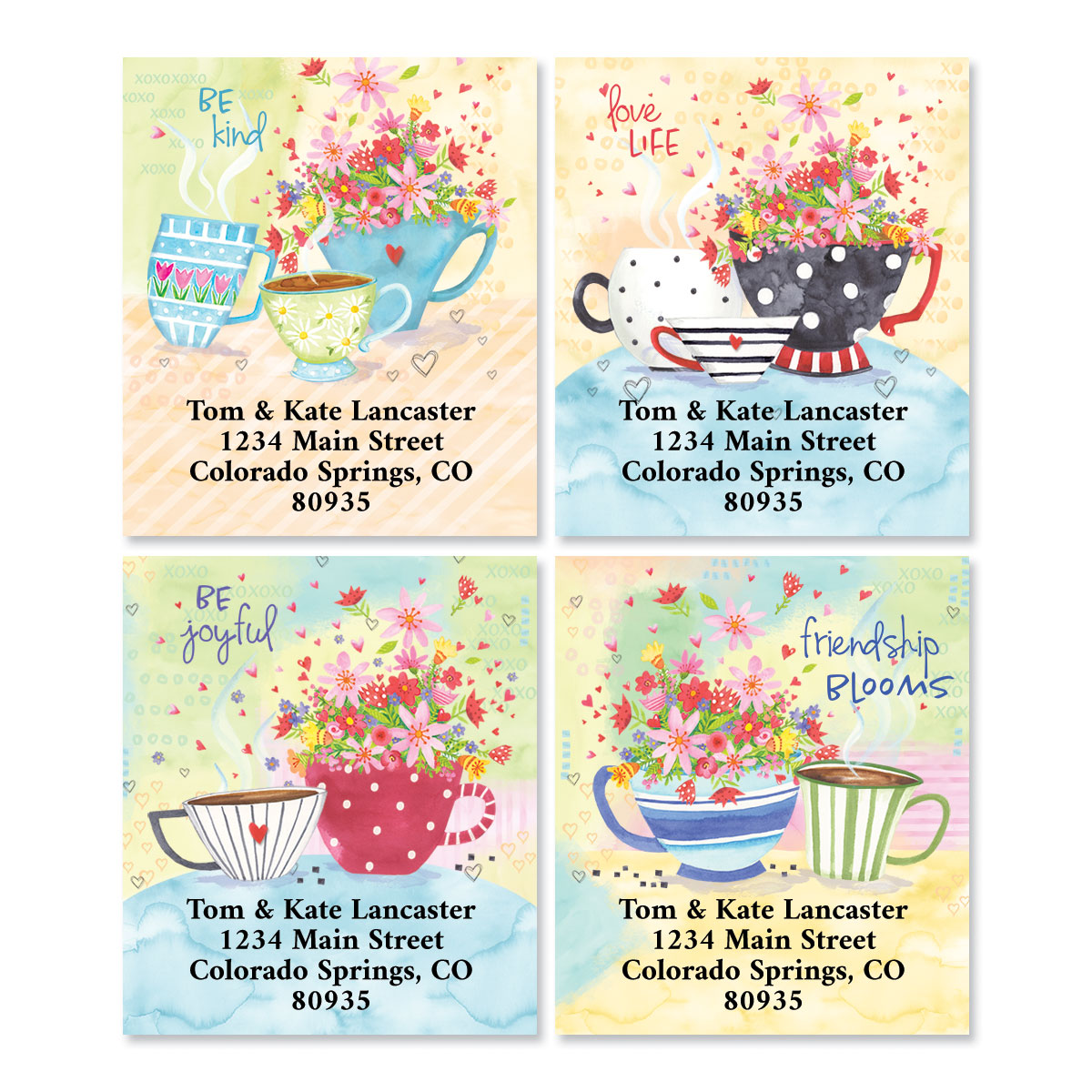 Heartful Select Address Labels (4 Designs) | Current Catalog