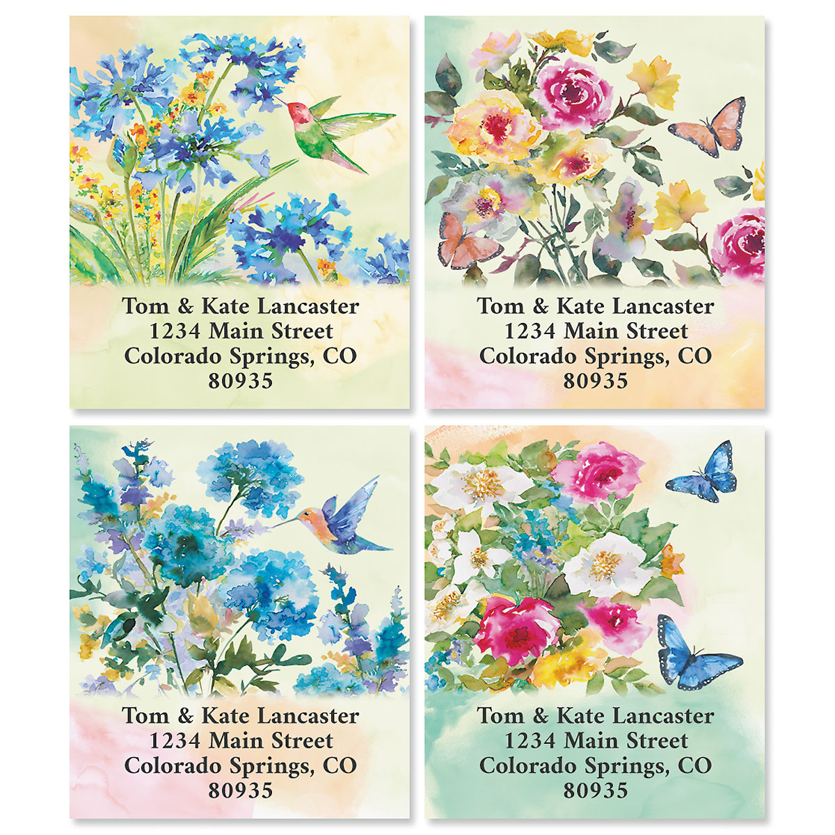 Floral Garden Select Address Labels (4 Designs) | Current Catalog