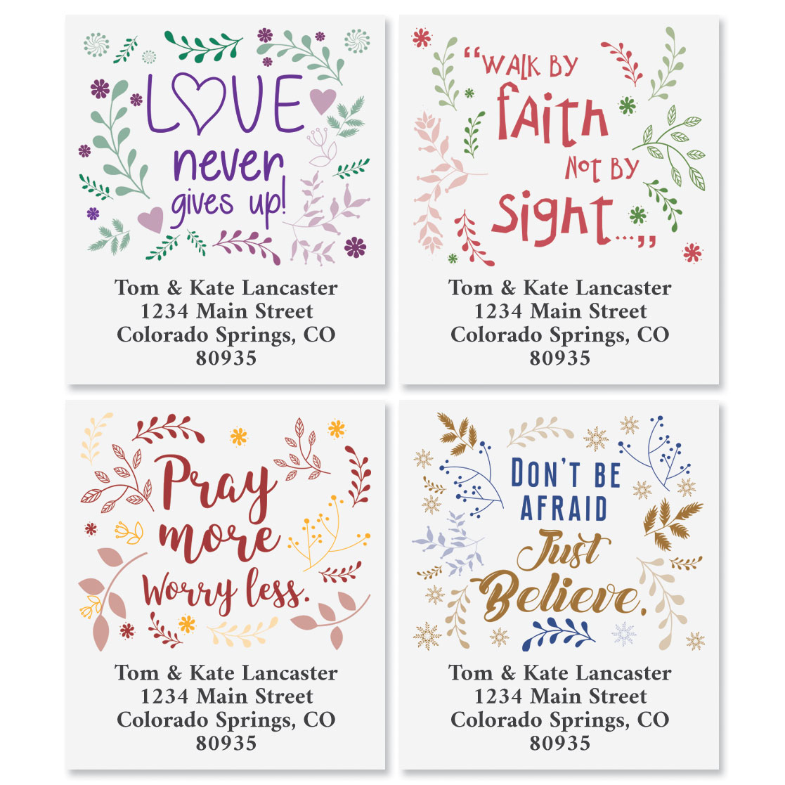 Encouragements Select Address Labels (4 Designs) | Current Catalog