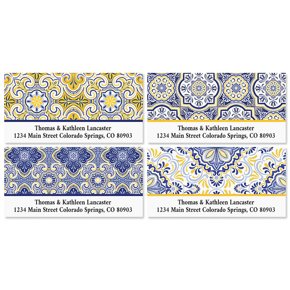 Mediterranean Citrus Deluxe Address Labels (4 Designs) | Current Catalog