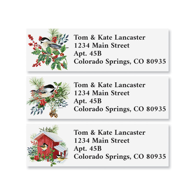 Chickadee-Dee-Dee Classic Address Labels (3 Designs) | Current Catalog